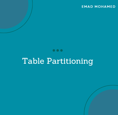 Database Partitioning Database Partitioning Is A Technique By Emad