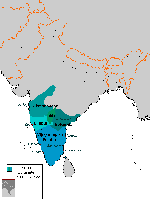 Deccan Sultanates. The five sultanates were of diverse… | by Happy ...