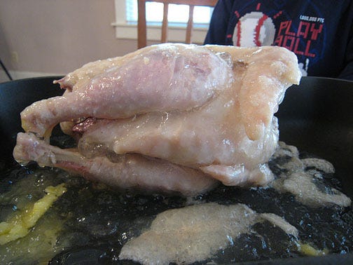 A Man Takes On The Whole Canned Chicken Challenge: Possibly One Of The ...