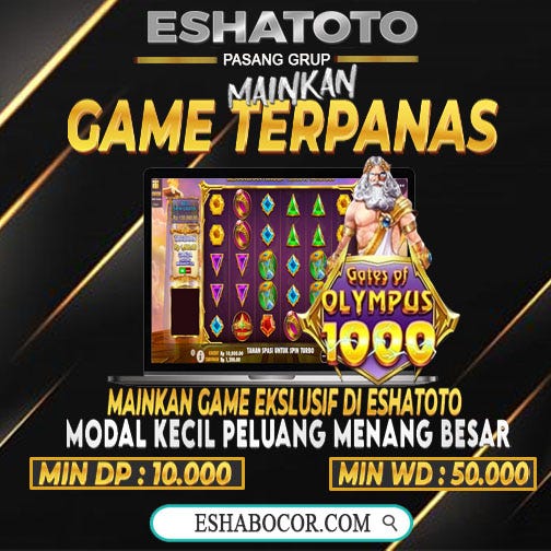 ESHATOTO : Situs Slot Online RTP terbaru 2023 | by ESHATOTO | Medium