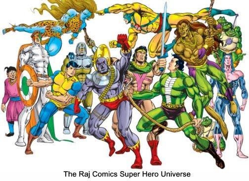The Great Indian Comic Universe. Super Commando Dhruv, Doga, Nagraj ...