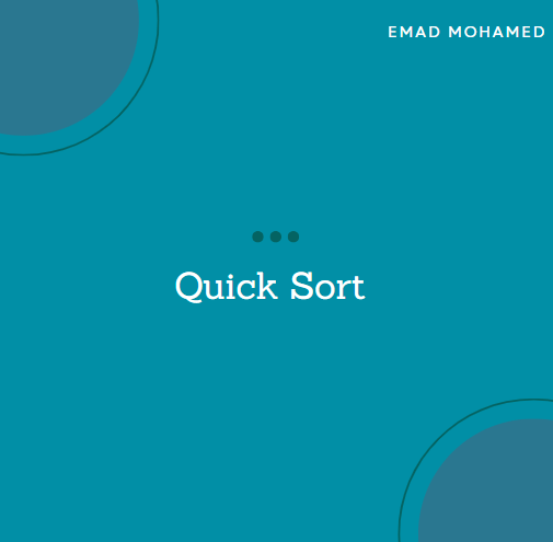 Quick Sort. 🧠 Quick Sort Concept | by Emad Mohamed | Jun, 2025 | Medium