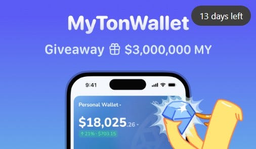 My Ton Wallet | Airdrop of MY tokens from the creators of Gram | by ...