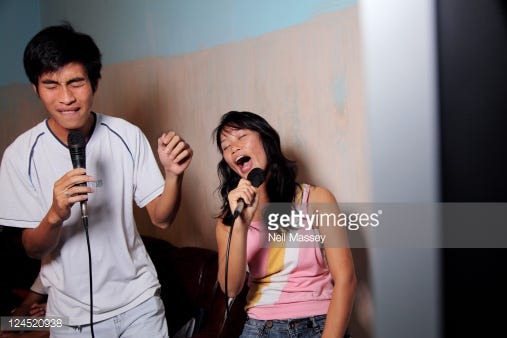 Drunk People Singing Karaoke