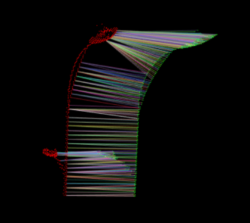 PCL finds corresponding points and visualizes them with line | by PointCloud-Slam-Image-Web3 ...