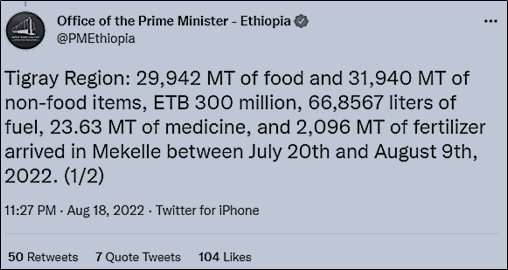 This is how TPLF Heedlessly Responded to all Peace Calls by Ethiopia’s ...