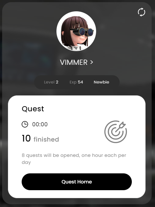 How to join the vim’s quests. Log In: | by VIM Official : Vimmer.world | Medium