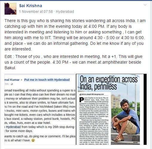 Vimal Kumar: A nomad, a wanderer, an inspirer and a lot more…. | by ...