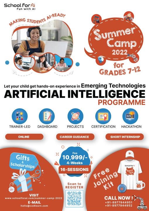 Summer Camp 2022 |Best Artificial Intelligence Course | Data Science ...