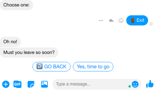 Every Chatbot Needs an Exit. If you forget that your chatbot is… | by ...