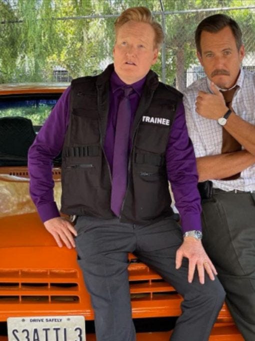 Conan O’Brien Murderville Black Vest - The American Outfit - Medium