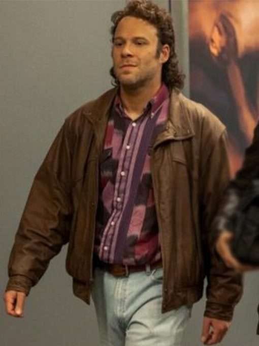 Rand Gauthier Pam & Tommy Brown Leather Jacket - The American Outfit ...