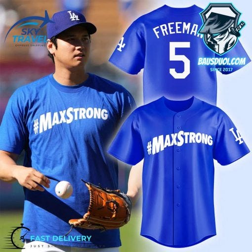 Los Angeles Dodgers MaxStrong Jersey: A Symbol of Hope and Unity | by ...