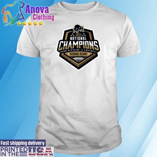 Official Harding Bisons 2023 NCAA Division II Football National ...