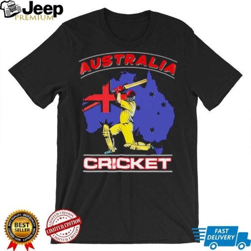 Australian Batsman Australia Aussie Cricket Cup Fan Shirt | by ...
