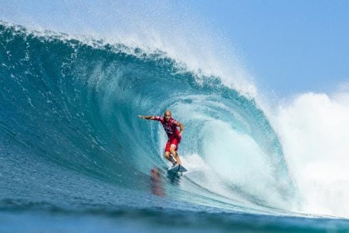 Two weeks ago, my son Luke was surfing when another surfer paddled out ...
