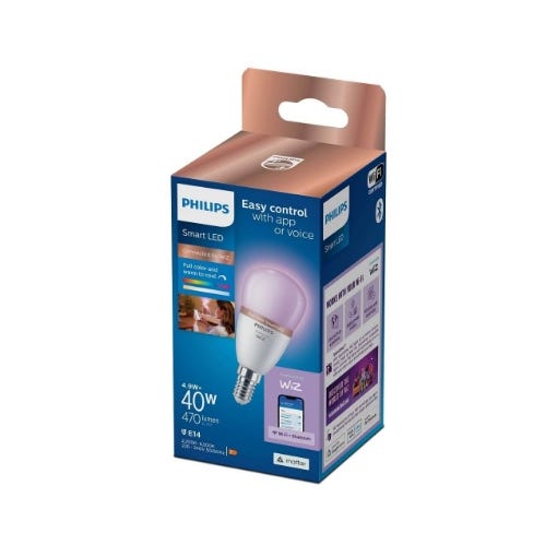 Bec LED Philips Smart E14 P45 4.9W 470lm Full Color | by Zuweit | Oct ...