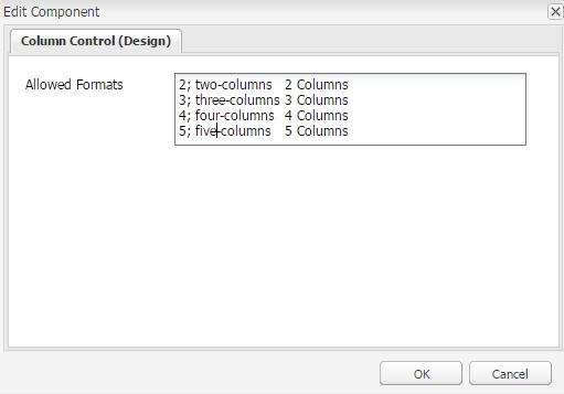 Customizing CQ5/AEM’s Column Control Component | by Ricardo Alvarado ...