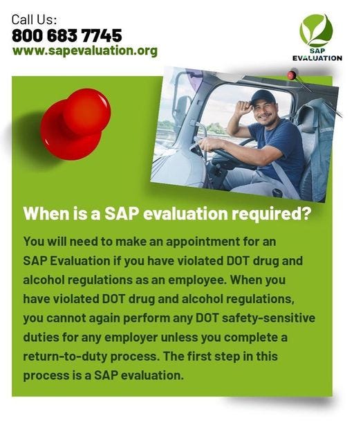 FMCSA SAP Program & DOT SAP Providers — SAP Evaluation | by Aacsatlanta ...
