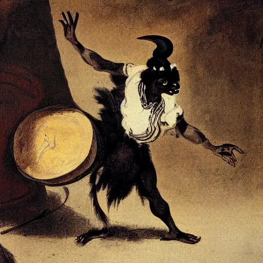 The shadows dance of Perseus. In the murky depths of human existence ...