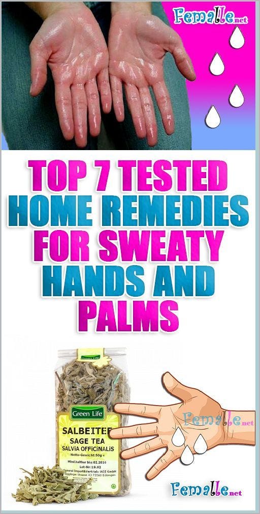 Top 7 Tested Home Remedies for Sweaty Hands and Palms | by Melani Ria ...