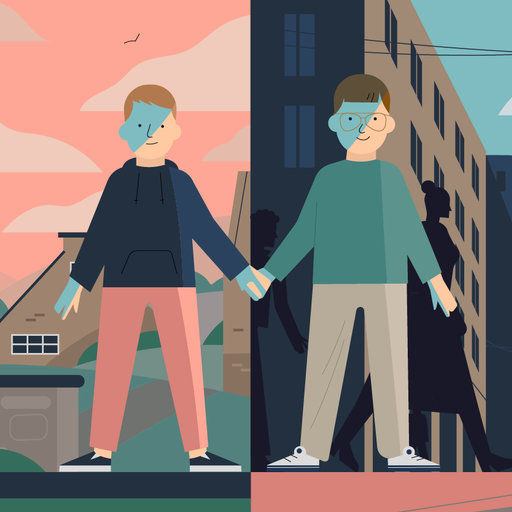 Story 9 of 52 /// Henry & Max. Your worlds spread out over two homes ...