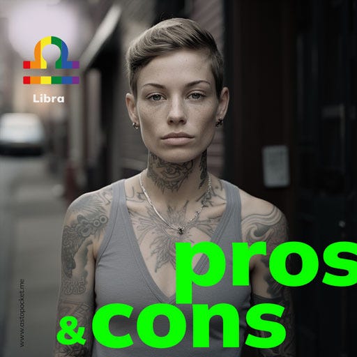 Lesbian Libra pros and cons | by astropocket.me | Medium