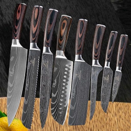 Best Damascus Steel Chef Knives Set in 2021 — All Around Kitchens | by ...