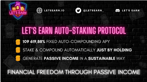About Let’s Earn.. We should get the main auto-compounding… | by ...