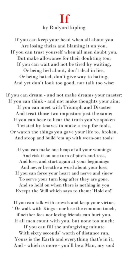 yeah Louise. The poem IF? | by Michelle Monet | Medium