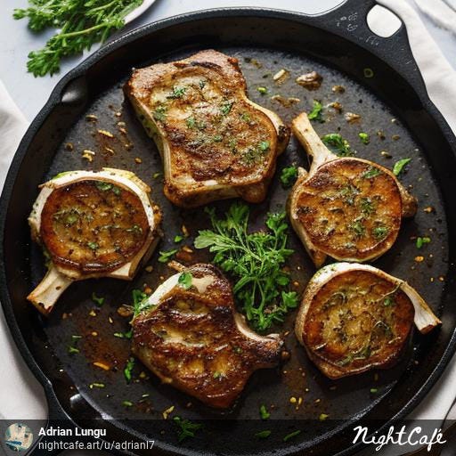 Garlic Herb Roasted Lamb Chops Recipe | by Adrian Lungu | Nov, 2024 ...