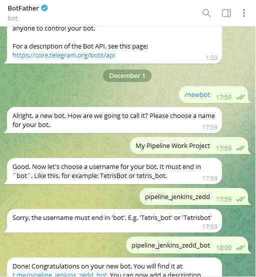 Enhancing Jenkins Automation: Integrating with Telegram Notifications ... Enhancing Jenkins Automation: Integrating with Telegram Notifications ...