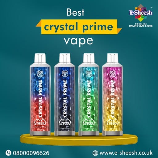 Best Crystal Prime Vape - E-Sheesh - Medium