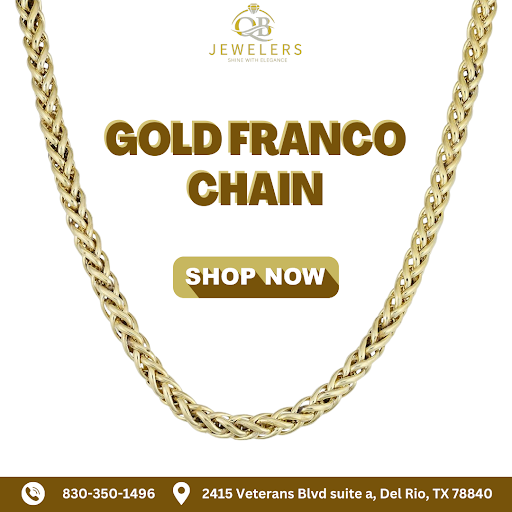 QB Jewellers offers the Gold Franco chain, a statement piece that ...