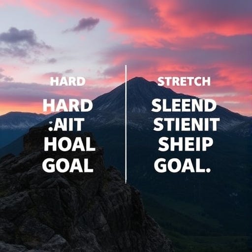 Hard Goals and Stretch Goals. Key points | by Fiaz Mai | Dec, 2024 | Medium
