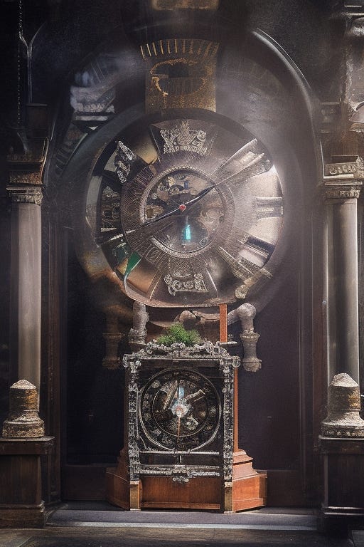 The Clockwork Oracle. In the heart of the bustling city of… | by ...