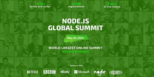 My Experience at the Node.js Global Summit 2020: Virtual Summit in the ...