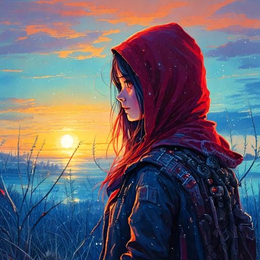 Cyberpunk Red Hood: A Firefly Experiment | by Damla Filibelioglu | Medium