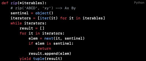 Python zip函数分析和一种可迭代类型解压(Iterable Unpacking)的方式 | by Felix | Medium Python zip函数分析和一种可迭代类型解压(Iterable Unpacking)的方式 | by Felix | Medium