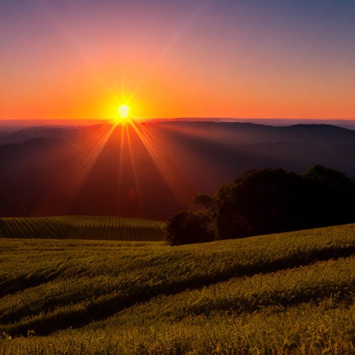 SUNSET AT DAWN: A TALE OF NEW BEGINNINGS | by Pleasing Brook | Medium