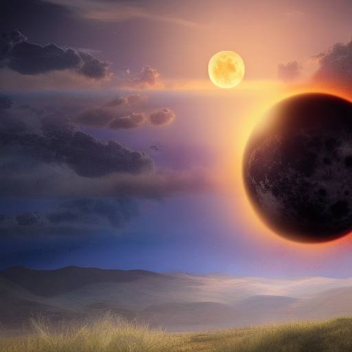 Sunset in the Moon - Earth Eclipse Poem - ascendancedev - Medium