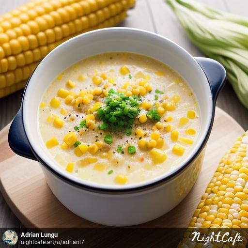 Potato and Corn Chowder Recipe. A Hearty and Delicious Potato and Corn ...