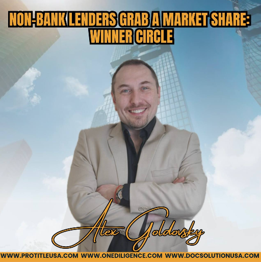 Non-bank lenders grab a market share: winner circle. - Alex Goldovsky - Medium