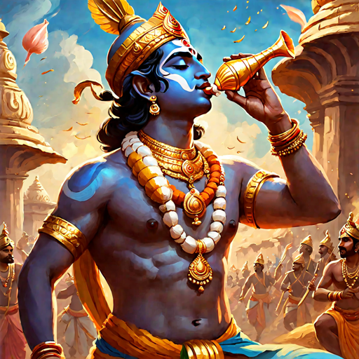 The Echoes of Dharma: Unraveling the Symbolism of Lord Krishna’s Conch ...