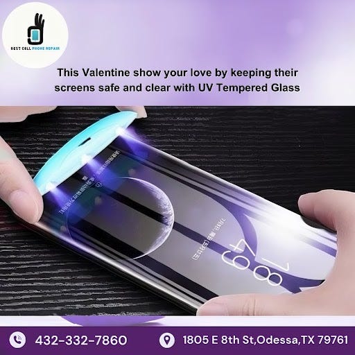 UV TEMPERED GLASS AVAILABLE AT BEST CELL PHONE REPAIR STORE | by ...