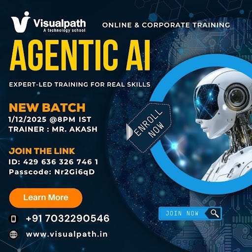Agentic AI New Batch Online - Harik Visualpath - Medium
