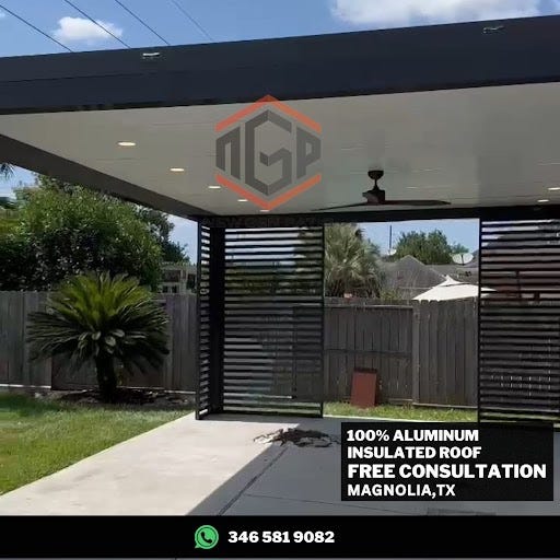 100% ALUMINUM ISULATED ROOF FREE CONSULTATION BY NEW GEN PATIO | by ...