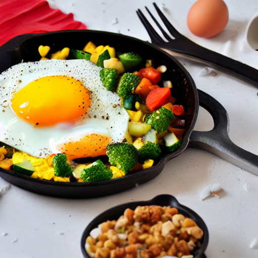 Veggie and egg breakfast skillet Full Recipe | by Amila Gurusingha | Medium