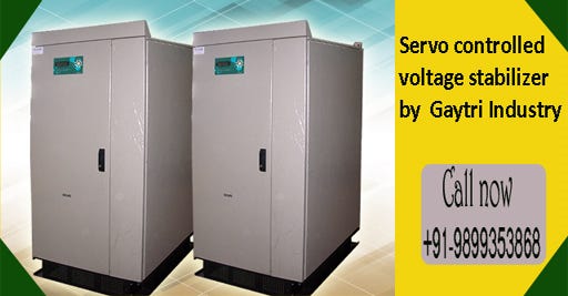 Servo controlled voltage stabilizer | by Servo Stabilizer | Medium