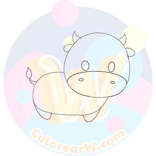 A Dibujar un Búfalo! Tutorial Fácil para Niños! — ColorearW - ColorearW ...